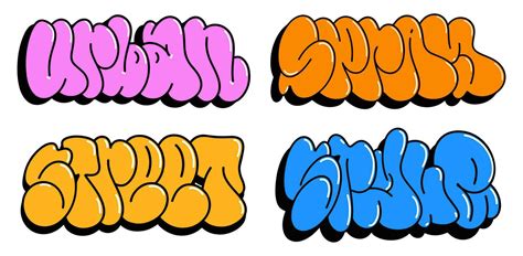 Colorful Graffiti Letters