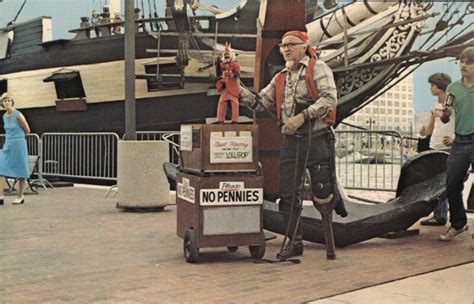 Pirate Organ Grinder Organ Grinders Postcard