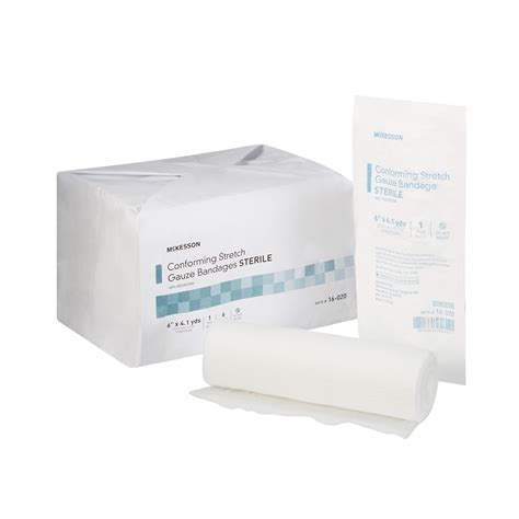 Mckesson Conforming Stretch Gauze Bandages Sterile 6 In X 41 Yd 6