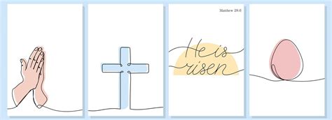 Protestant Easter Coloring Page Vector Art Icons And Graphics For