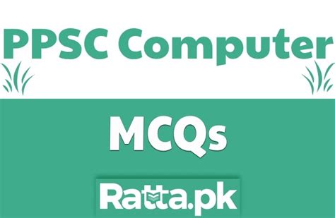 Ppsc Computer Mcqs For Sub Inspectornaib Tehsildar Pdf Download Rattapk