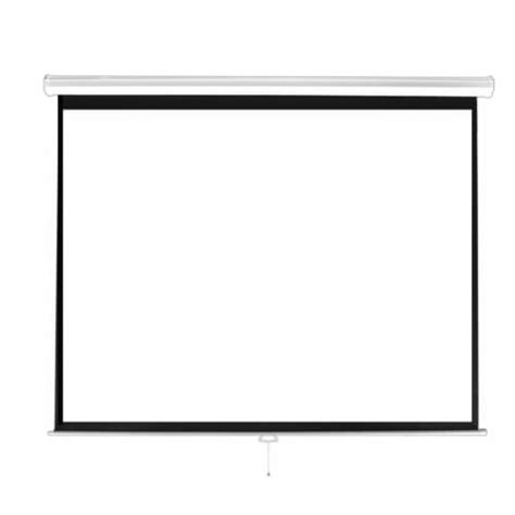 Universal Pull Down Manual Projection Screen 100 Inches Diagonal 1