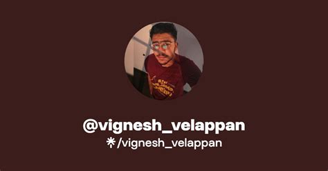 Vignesh Velappan Instagram Facebook Linktree