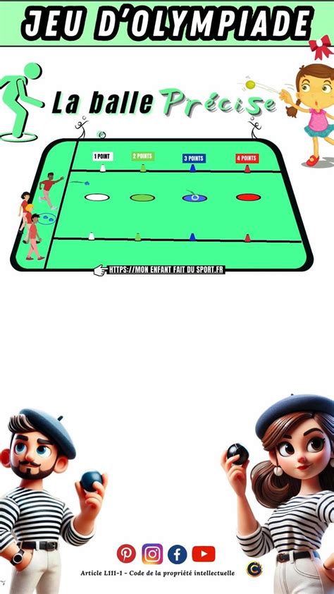 Règle Du Jeu De La Balle Précise Jeu Sportif Dolympiade Pour Enfant