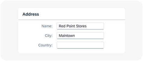 Form Layout Container UI Element Types SAP Fiori For Web Design