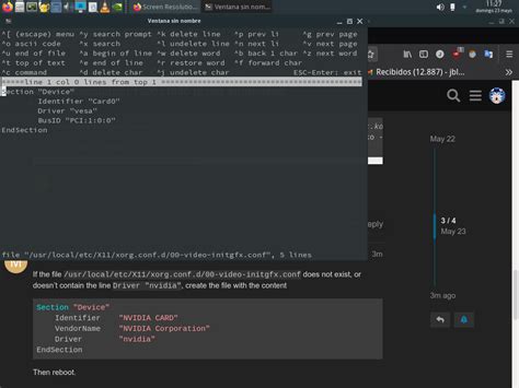 Screen Resolution X Is Not Supported Help Section NomadBSD Forum