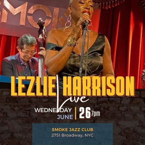 Lezlie Harrison On Linkedin Smokejazzclub Lezlieharrison Jazzinnyc Jazzsinger Summerinthecity…
