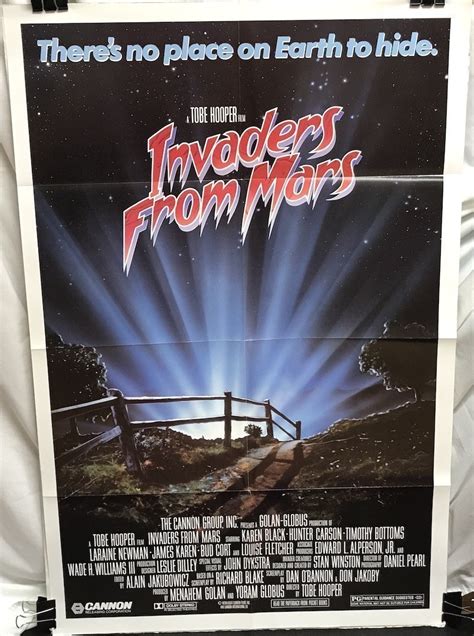Invaders From Mars 1986 One Sheet Poster