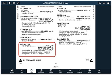 How Do I View Alternate Ifr Minimums Foreflight Support