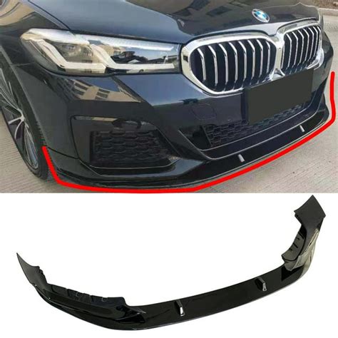 Ninte Front Bumper Lip For 2021 2023 Bmw 5 Series G30 M550i M Sport