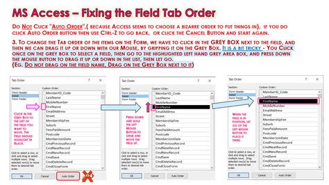 SDC Setting Form Fields Tab Order Passy World Of ICT