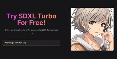 real time text to image generation with sdxl turbo