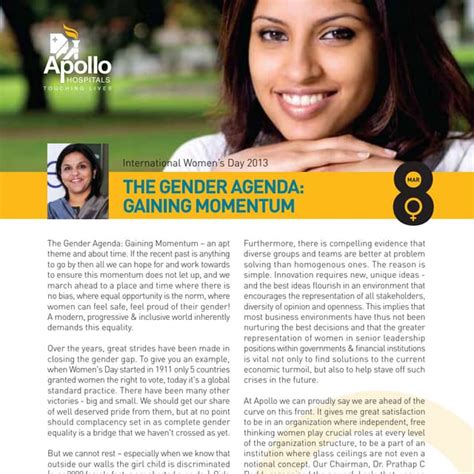 The Gender Agenda Gaining Momentum Pdf