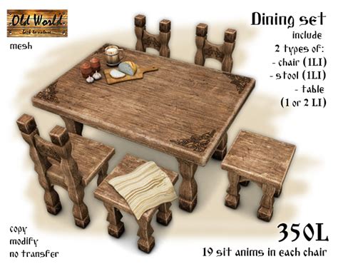 Old World Dining Room Sets