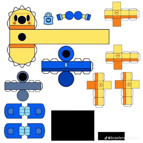 31 Ideas De Brawl Stars Papercraft Artesanías De Papel En 3d Figuras