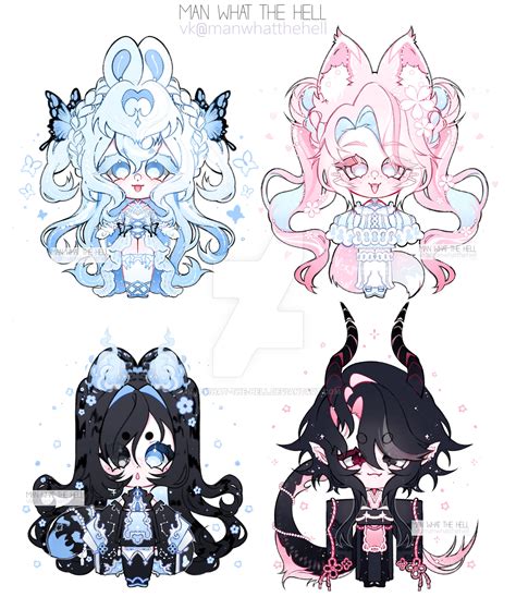 Chibi Adoptable Set Price [open] By Man What The Hell On Deviantart