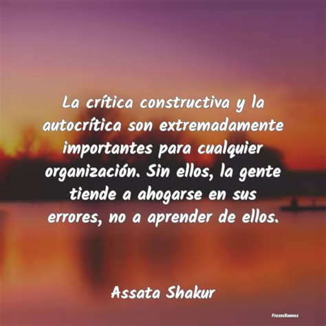 La Crítica Constructiva Y La Autocríti
