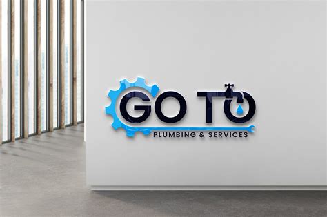 Go To Plumbing Logo Design Behance