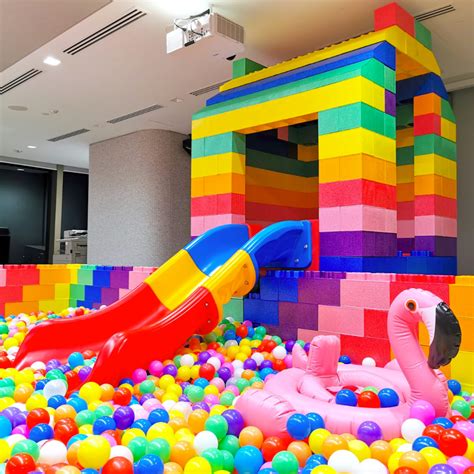 Lego Playhouse With Slide Sgs Largest Event Slide And Playhouse
