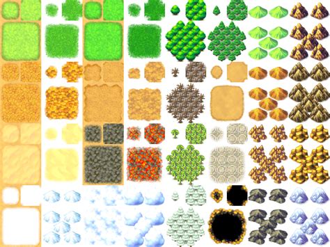Mv S Default Tiles With Brighter Colors Rpg Maker Forums