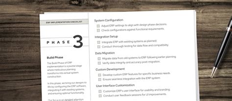An Erp Implementation Checklist For Success From Foundation To Finish