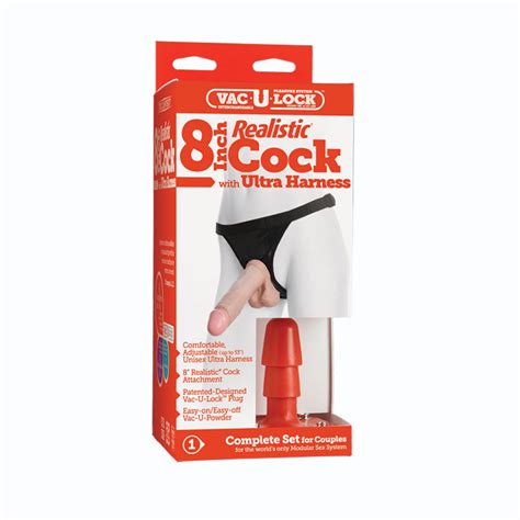 Vac U Lock Set 8 Classic Dong With Ultra Harness