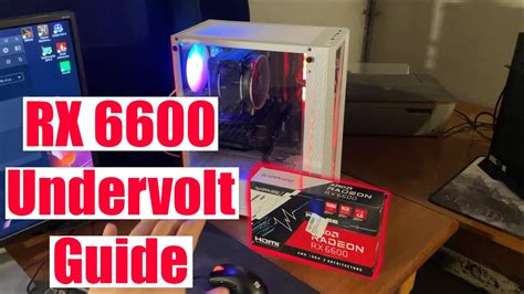 Undervolt Your RX 6600 For More FPS Tutorial YouTube