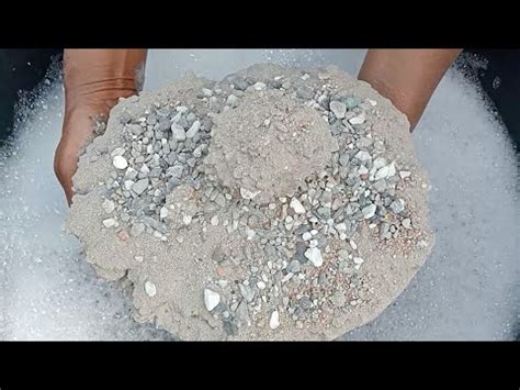 ASMR ODDLY Satisfying Pure Cement Relaxing GRITTY Dipping Crumble In YouTube