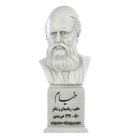 Omar Khayyam Bust Statue Persian Polymath Shopipersia