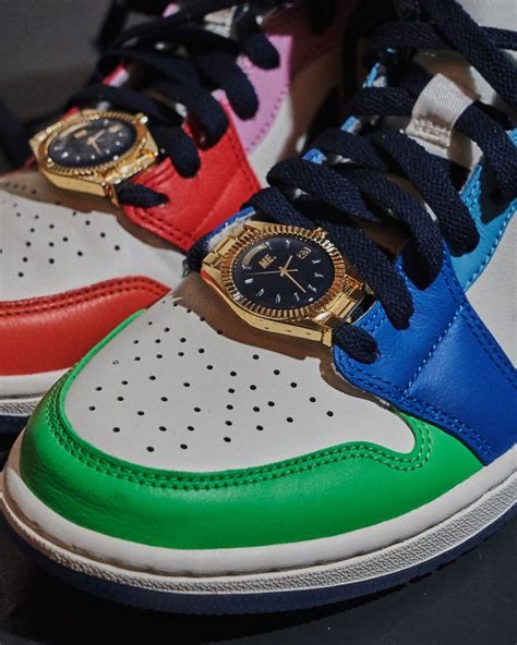 Colorblock 🌈 Chaussures Jordan Rétro Chaussure Nike Femme Chaussure