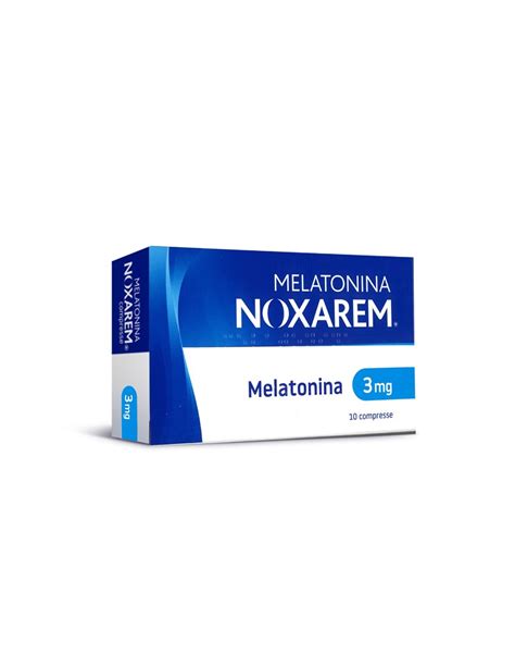 Melatonina Noxarem 3mg 10 Comprimidos Vistafarma