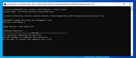 Windows Subsystem For Linux How To Enable Linux Shell In Windows 10