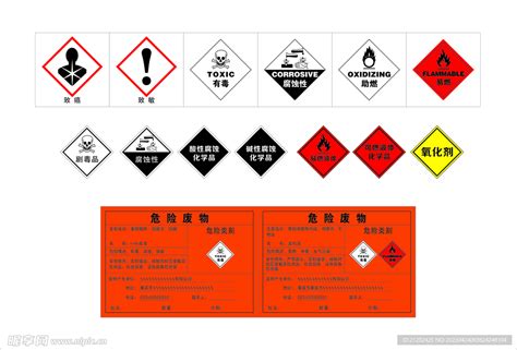危险化学品标识牌设计图 广告设计 广告设计 设计图库 昵图网