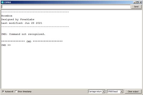Configuring Boombox Boombox