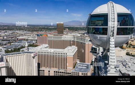 View Of Las Vegas Strip From The Top Of The High Roller Observation