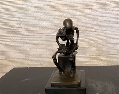 Proantic Skeleton Bronze Bust
