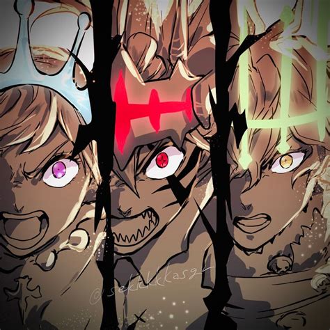 Noelle Silva Asta And Yuno Black Clover Drawn By Sekkkkkasgr Danbooru