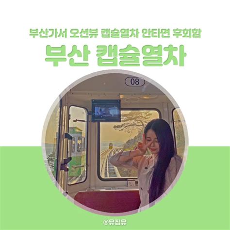 해운대 블루라인파크 캡슐열차 예약 방법 가격 꿀팁 알고가요 네이버 블로그