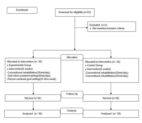 Flow Diagram Of The Stroke Rehabilitation Using Gait Robot Assisted