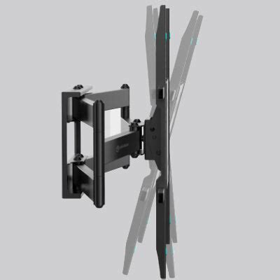 Full-Motion TV Wall Mount for 42” -110 Inch TVs ONKRON M8L, Black