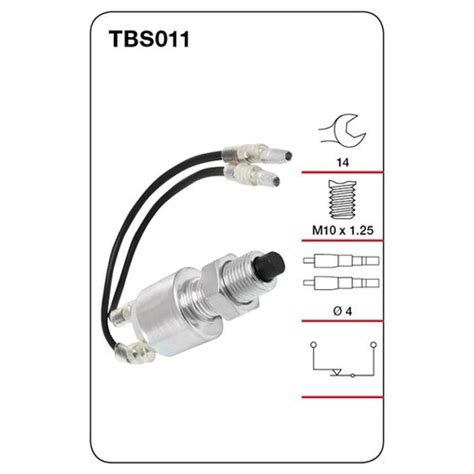 Tridon Brake Light Stop Light Switch Tbs011