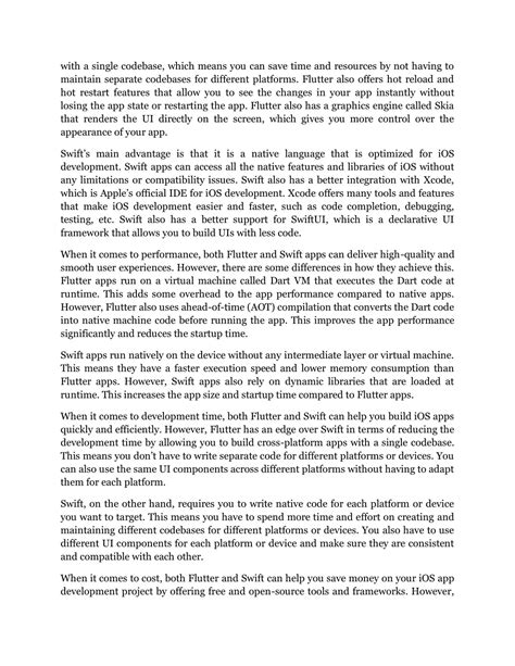 Ppt Flutter And Swift Which One Best Fits For Your Next Ios App