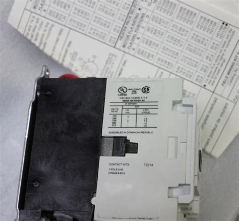 New Eaton Cutler Hammer An16dn0ab 110 120 Vac Size 1 An16dn0 Starter