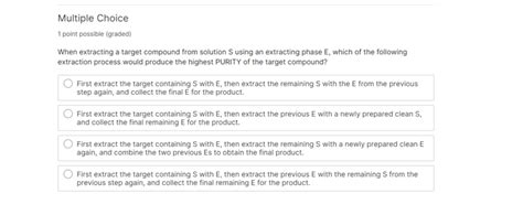 solved multiple choice 1 point possible graded when
