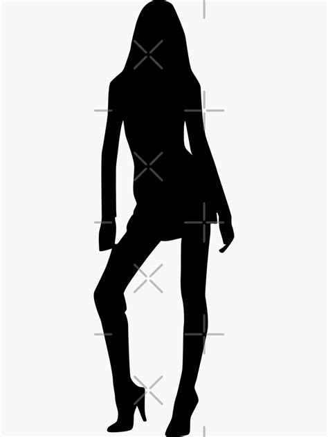 Cartoon Silhoette Silhoette Sexy Women 6 1 1 1 1 1 1