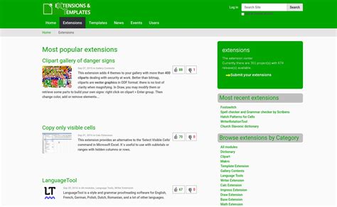 New Libreoffice Extensions Templates Site Coming Soon Libreoffice 5 3
