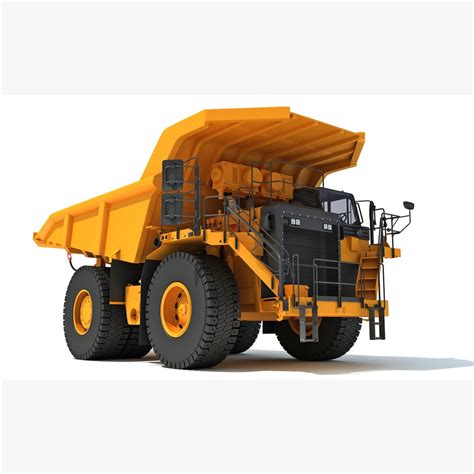 Caminhão Basculante De Mineração Com Chassi Rígido Modelo 3d Baixar