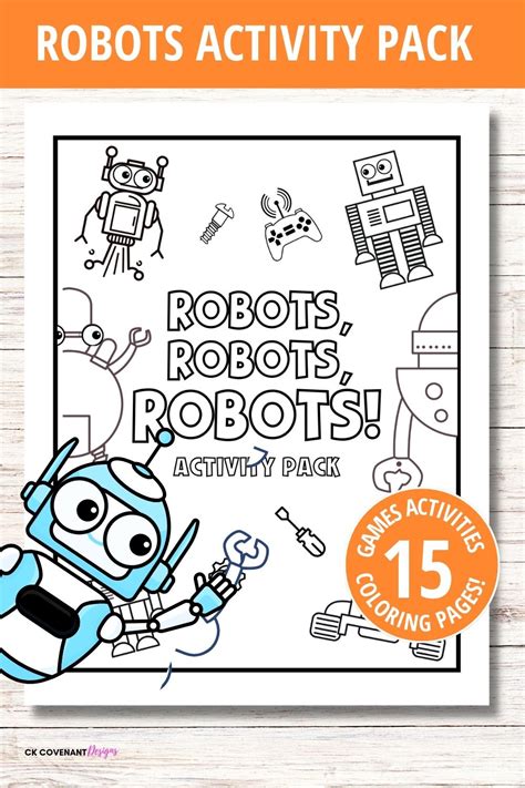 Robots Activity Pack Nuggets Of Wisdom