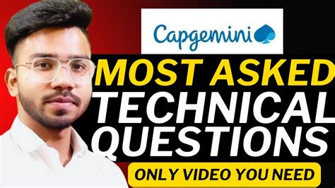 Capgemini Technical Assessment Mcq Most Asked Questions Leaked🔥 Youtube