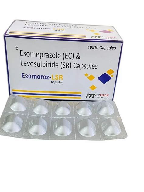 Esomeprazole 40 Mg Domperidone 30 Mg Capsule At ₹ 1100box